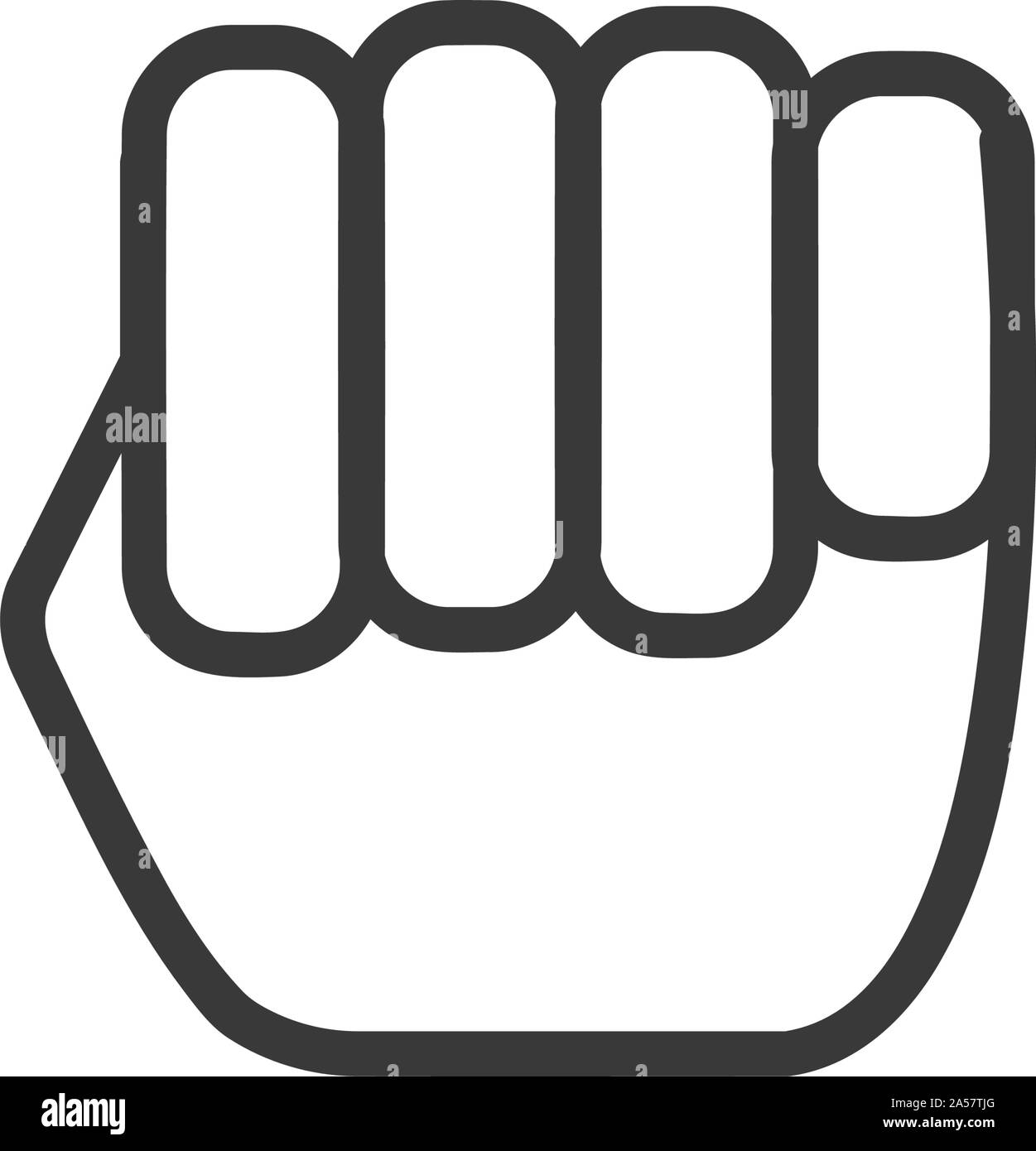 Raised fist drawing hi-res stock photography and images - Alamy