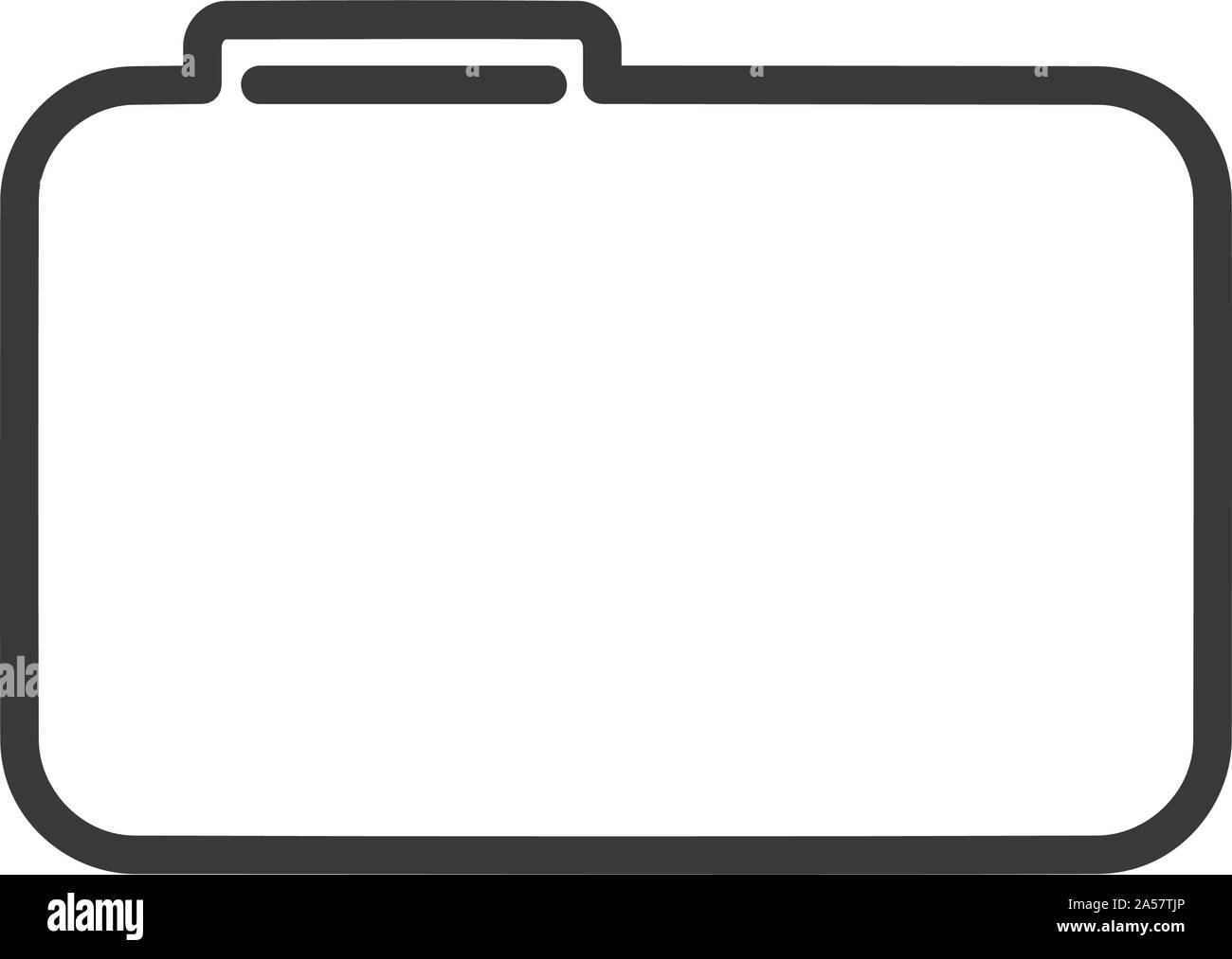 Folder icon in simple vector style Stock Vector Image & Art - Alamy