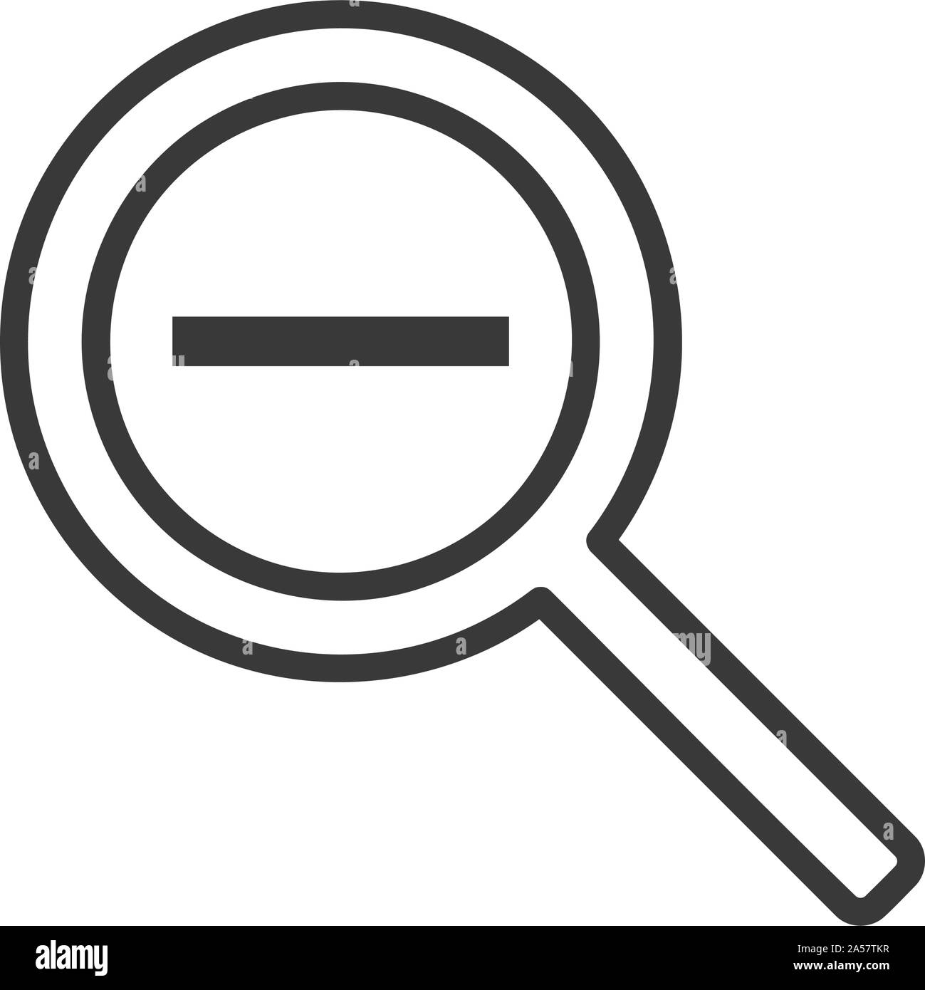 Zoom out or shrink icon symbol in simple vector style Stock Vector ...