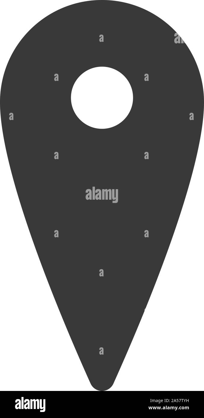 Drawing pin in map Stock Vector Images - Alamy