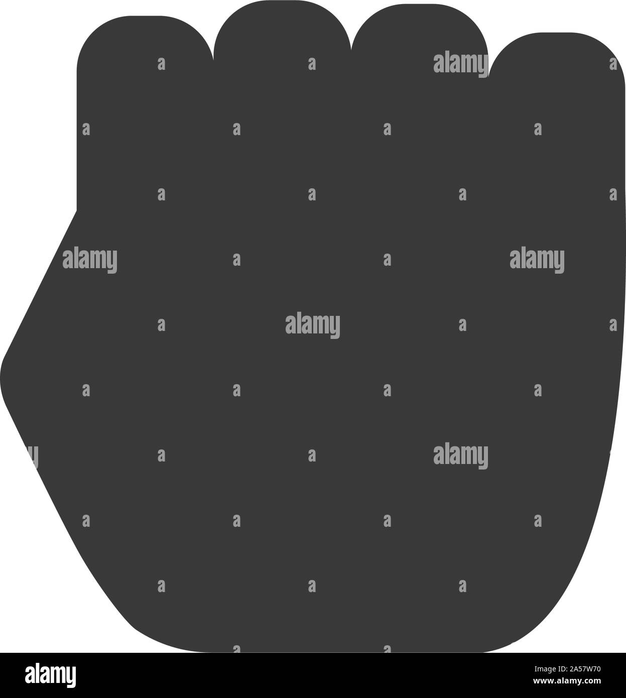 Fist icon in simple vector style Stock Vector Image & Art - Alamy