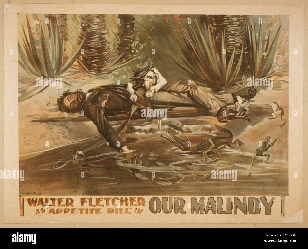 Walter Fletcher as Appetite Bill in Our Malindy Stock Photo - Alamy