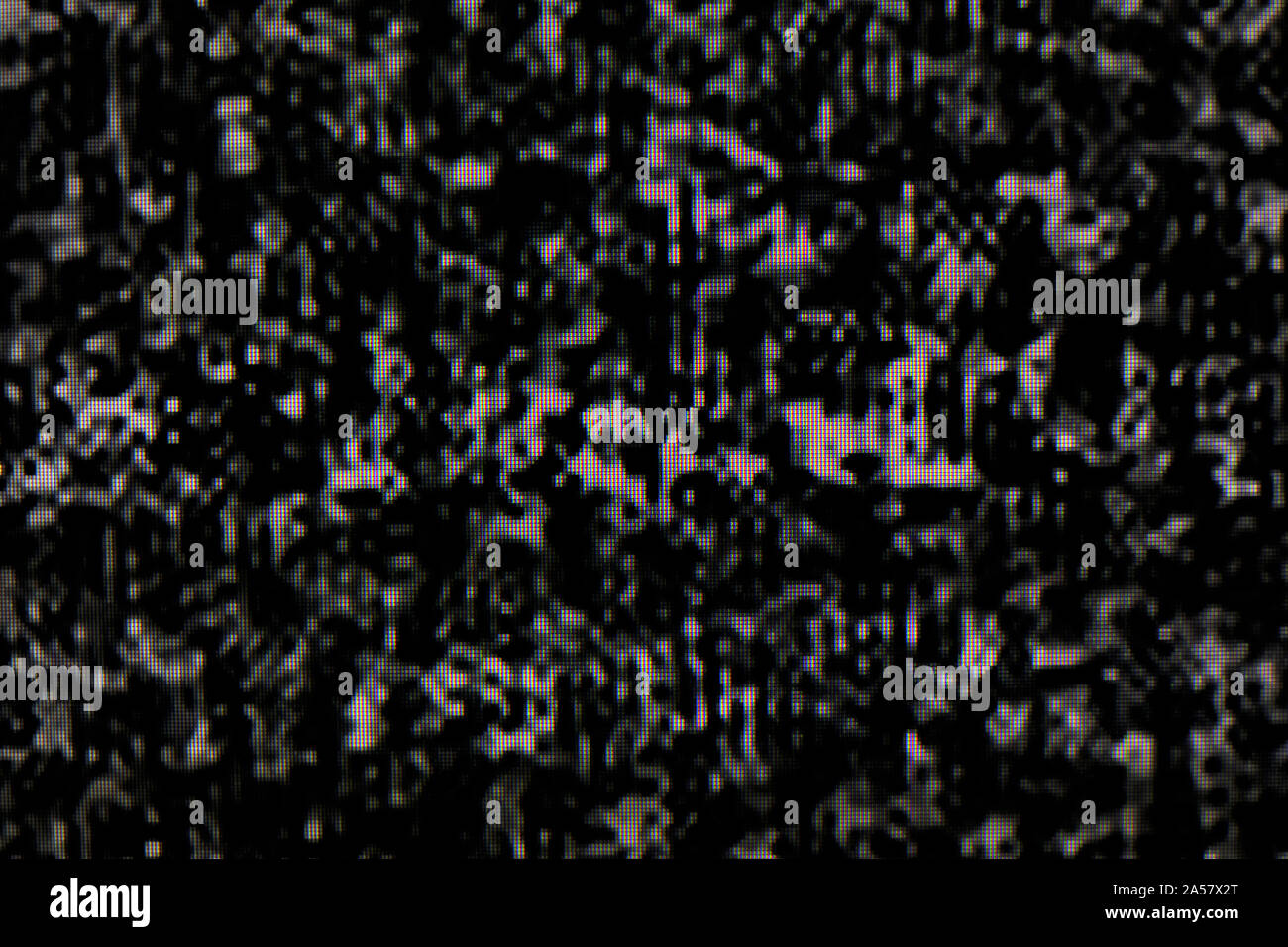 No signal on television monitor, Static noise bad tv black and white ...