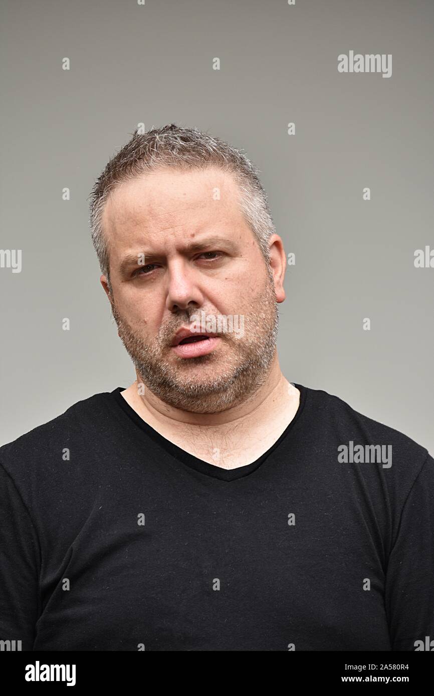 Confused Male Person Stock Photo - Alamy