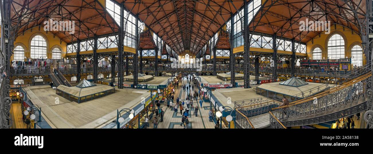 Market panorama hi-res stock photography and images - Alamy