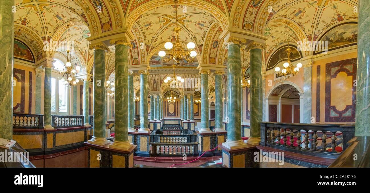 Semperoper, interior, Dresden, Saxony, Germany Stock Photo - Alamy