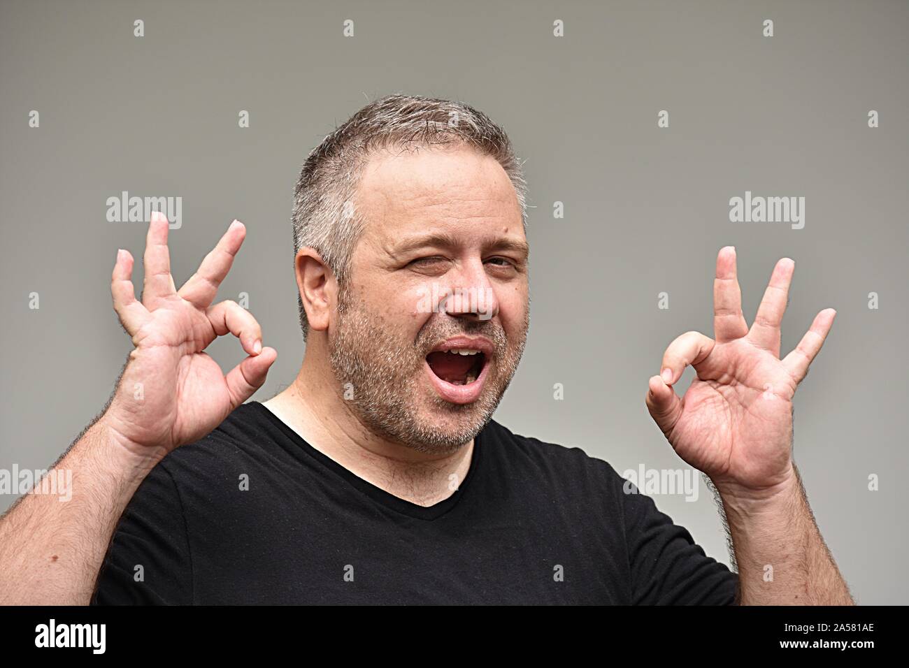 Fat older hi-res stock photography and images - Alamy
