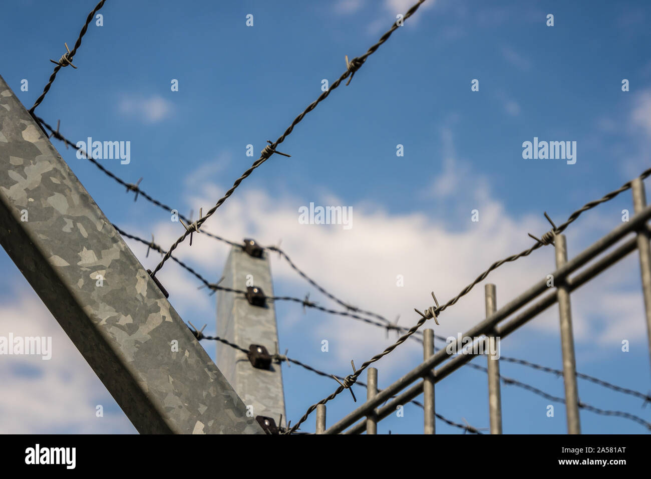 Live in freedom military border Stock Photo - Alamy