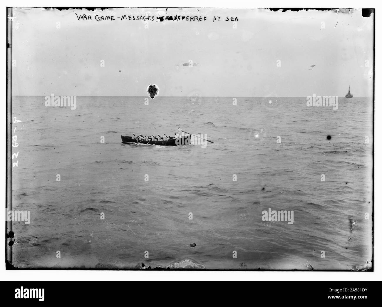 Communication at sea Black and White Stock Photos & Images - Alamy