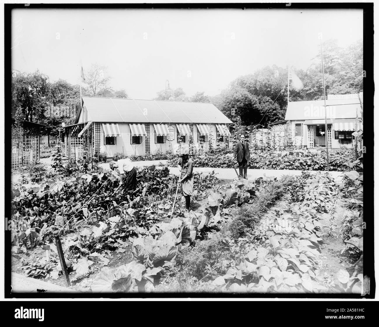 Public garden s Black and White Stock Photos & Images - Alamy