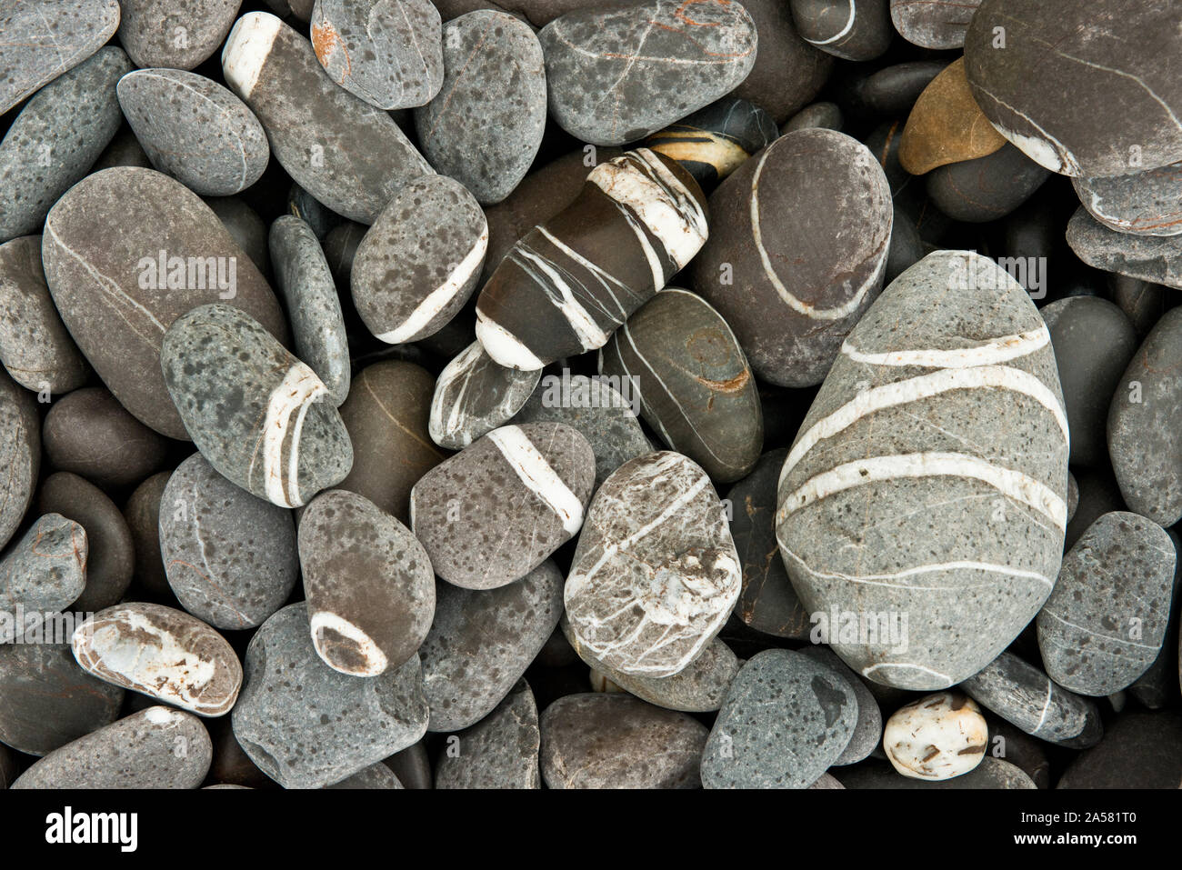 Cornish beach pebbles. England Stock Photo - Alamy