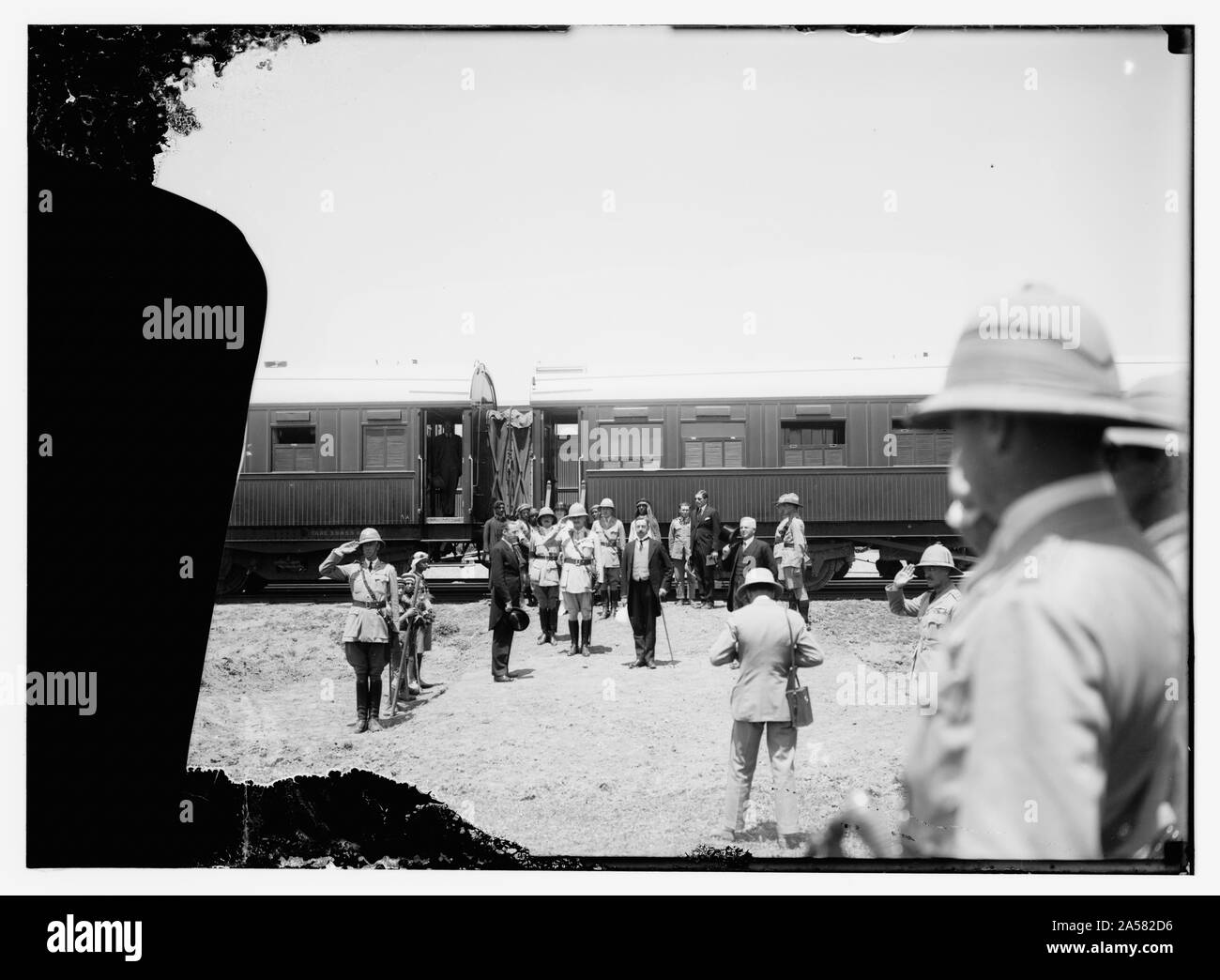 War cemetery consecration, Gaza-Belah, April 28, 1925 Stock Photo - Alamy