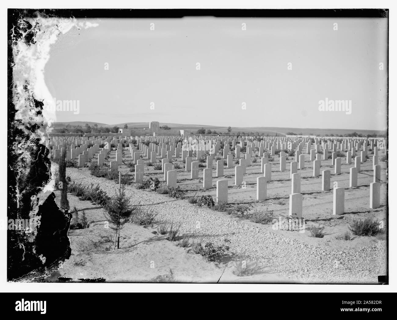 War cemetery consecration, Gaza-Belah, April 28, 1925 Stock Photo - Alamy