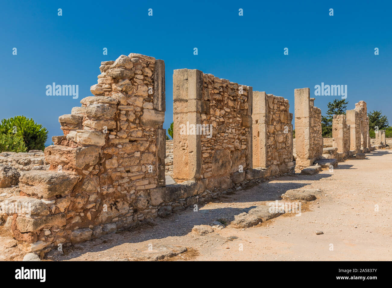 A typical view in Limassol in Cyprus Stock Photo - Alamy