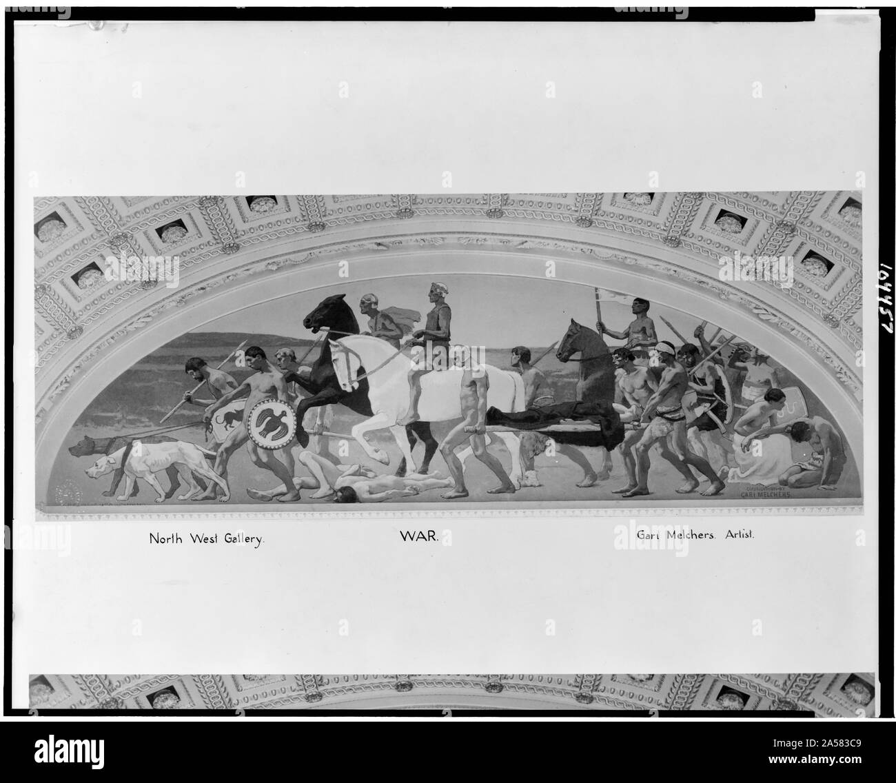 War, northwest gallery / Gari Melchers, artist Stock Photo - Alamy