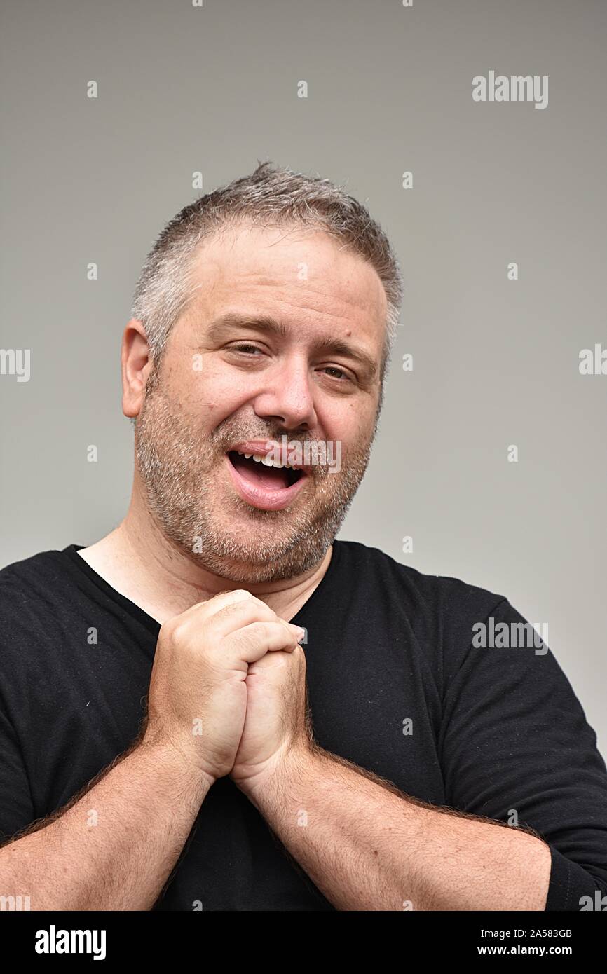 White Male And Hope Stock Photo - Alamy