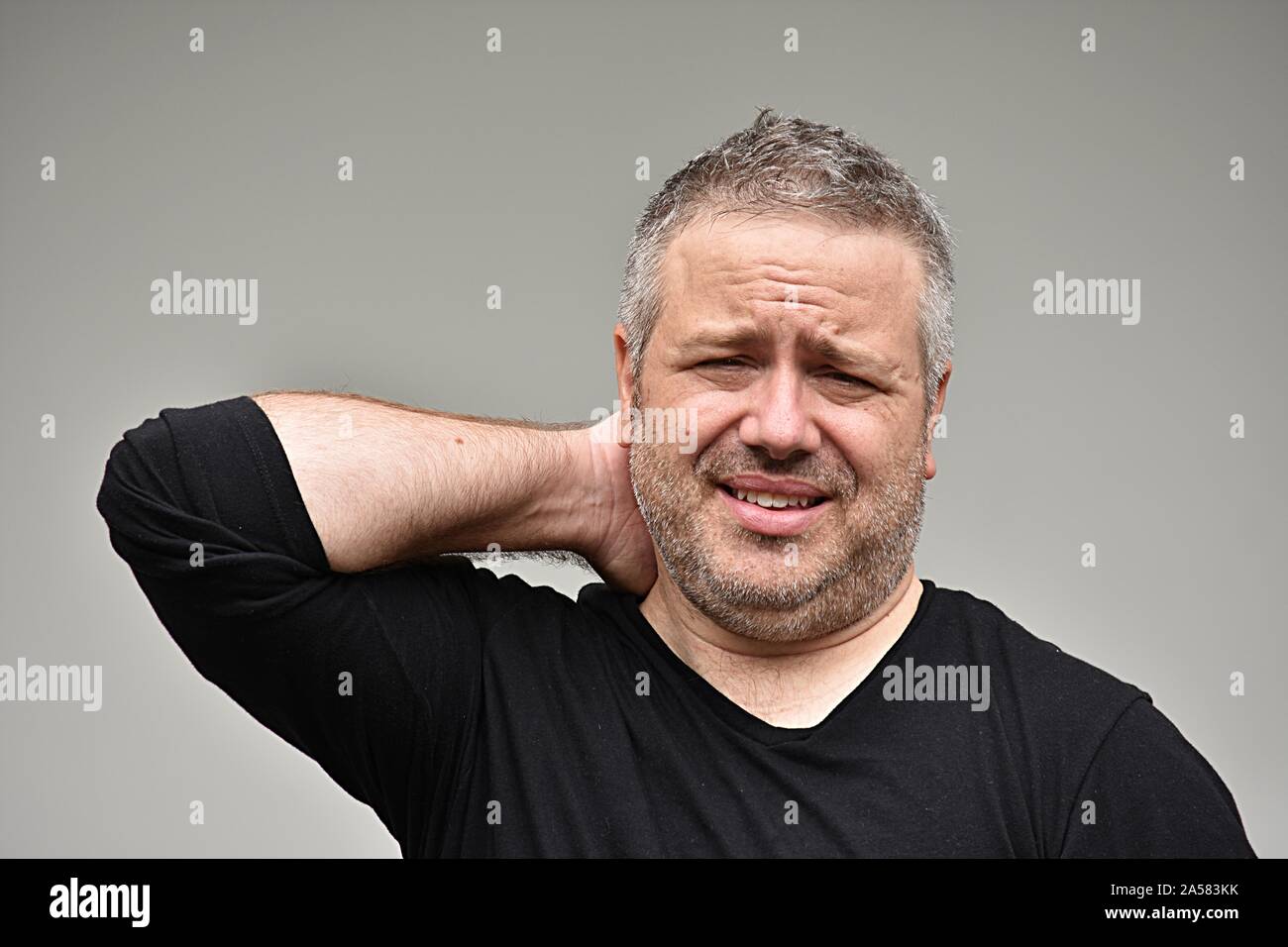 An Aching Male Person Stock Photo - Alamy