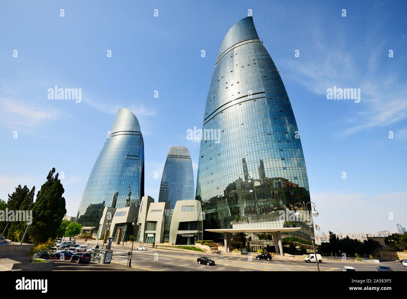 The Flame Towers. Baku, Azerbaijan Stock Photo - Alamy