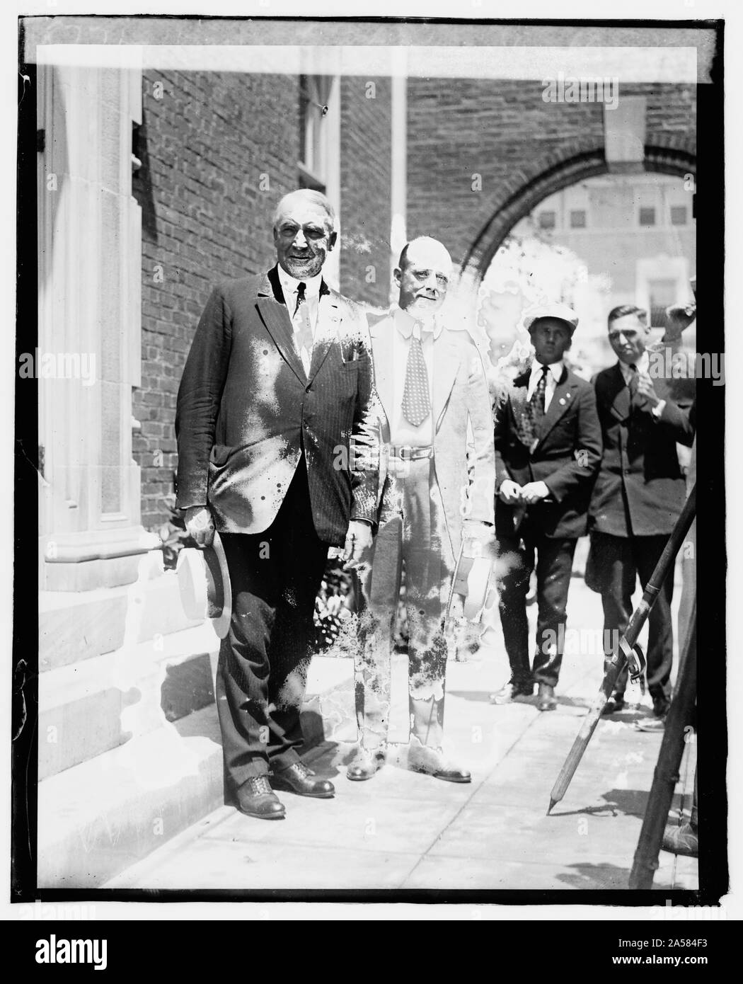 Warren G. Harding & Jas. Sloan Stock Photo - Alamy