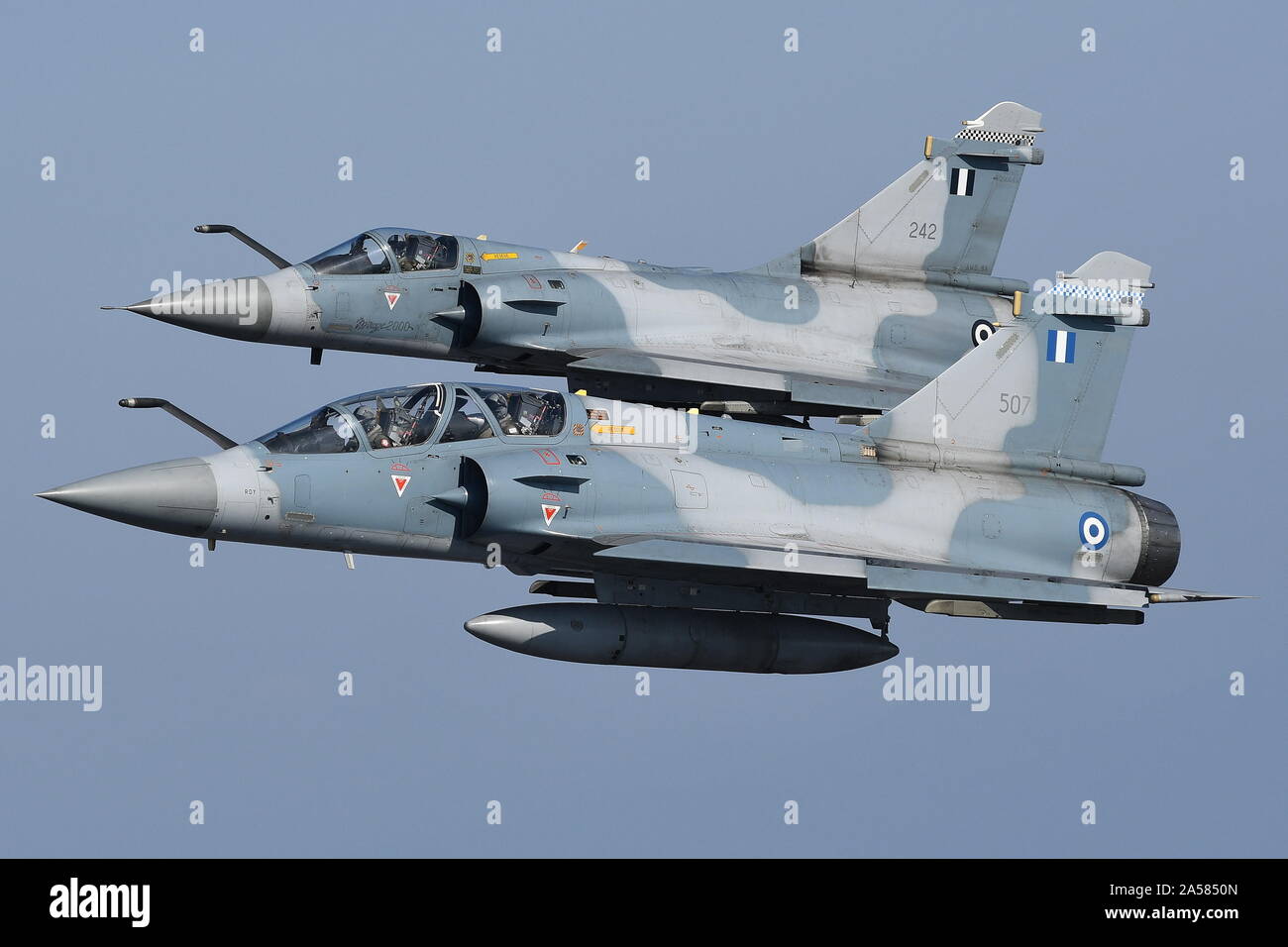 GREEK AIR FORCE MIRAGE 2000 AIRCRAFT OF 114 WING Stock Photo - Alamy