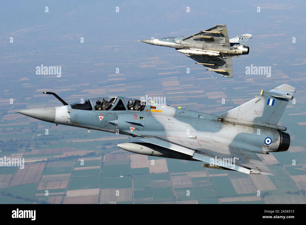 GREEK AIR FORCE MIRAGE 2000 AIRCRAFT OF 114 WING Stock Photo - Alamy