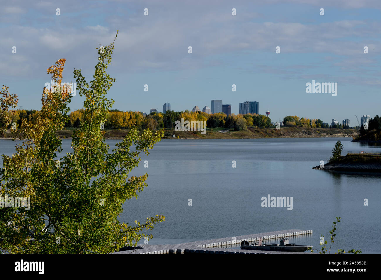 Calgary skyline in fall Stock Photo - Alamy