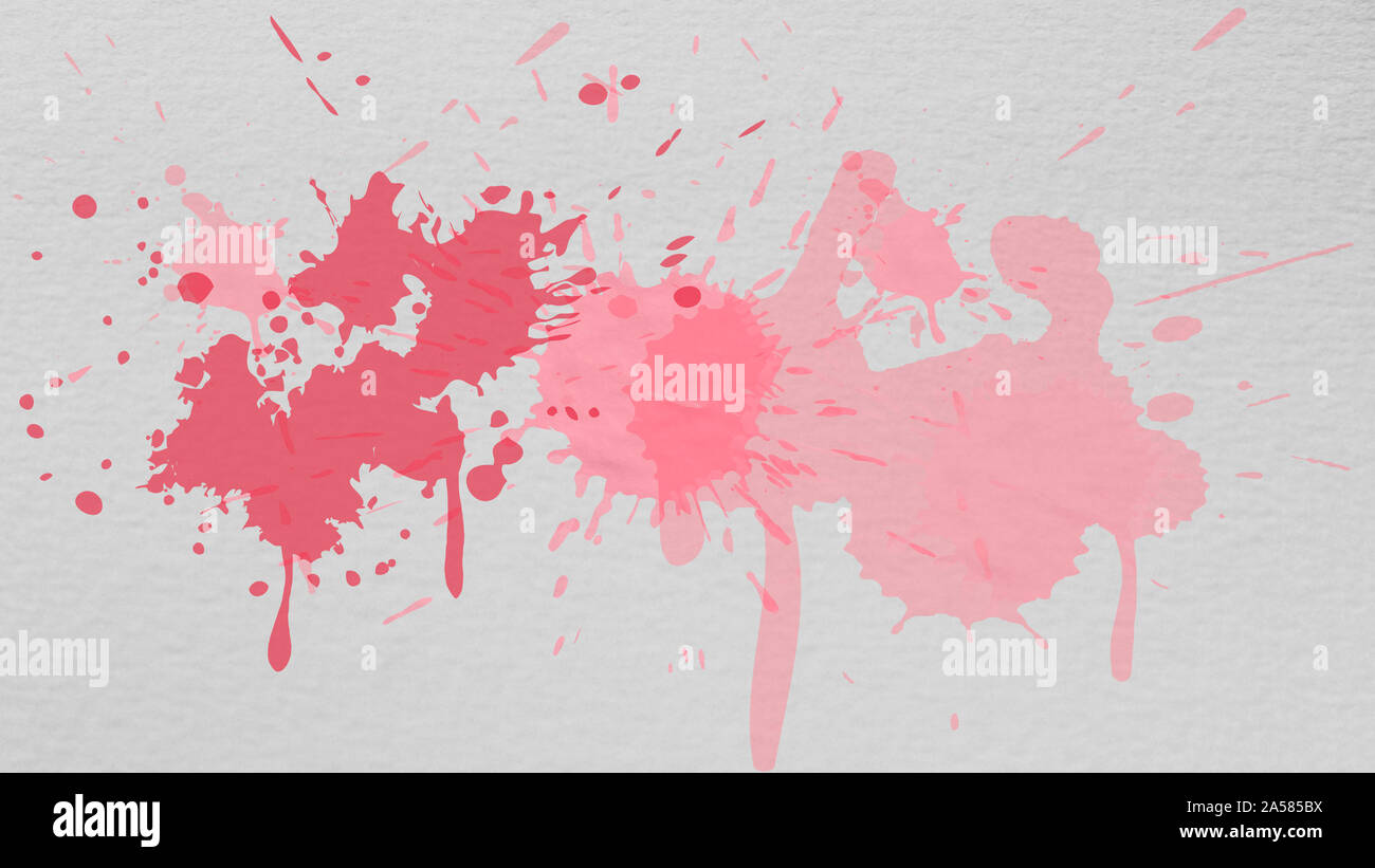 Red blood on white background . Dripping blood isolated on white ...