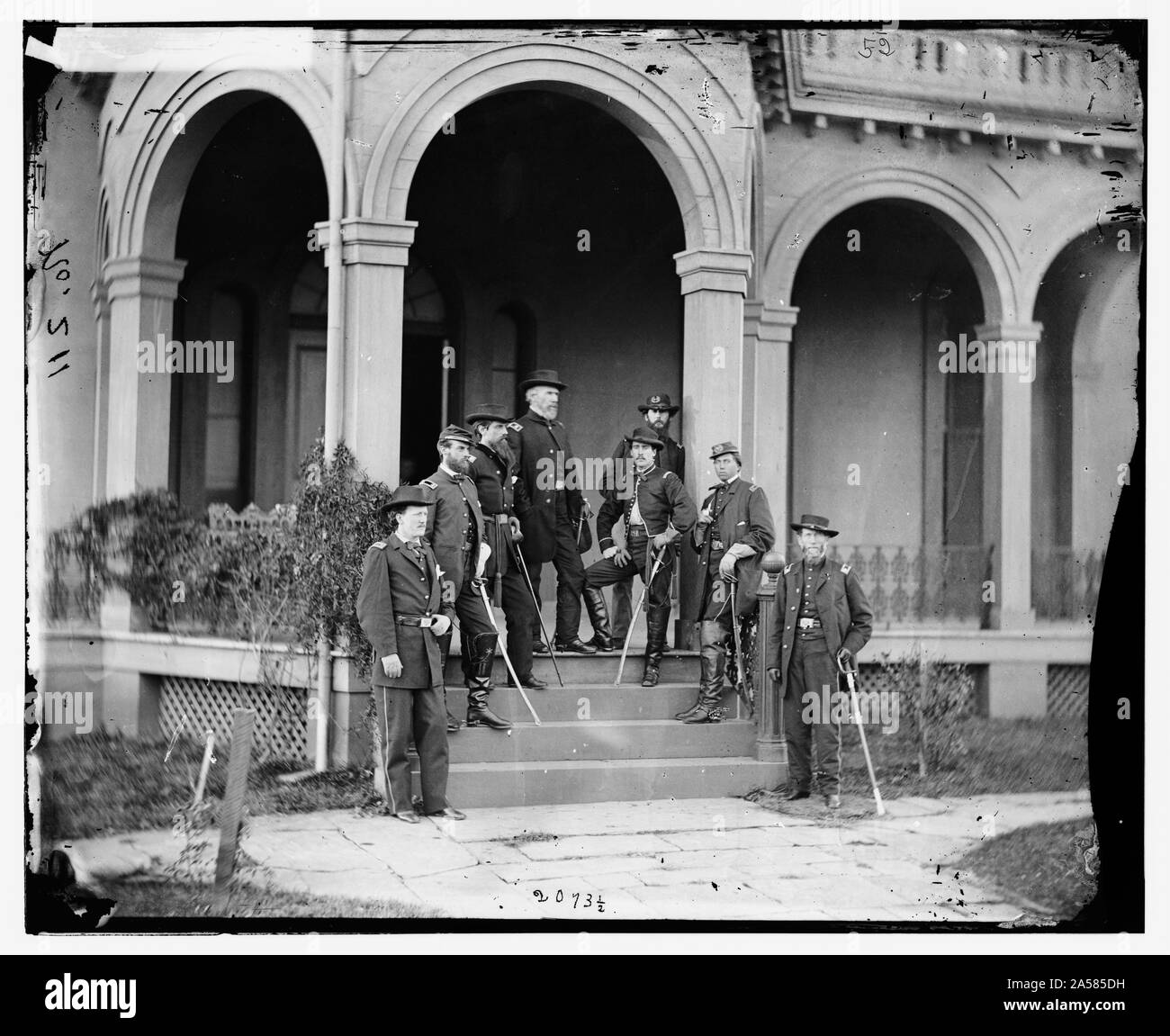 Warrenton, Va. Gen. Edwin V. Sumner and staff Abstract: Selected Civil ...