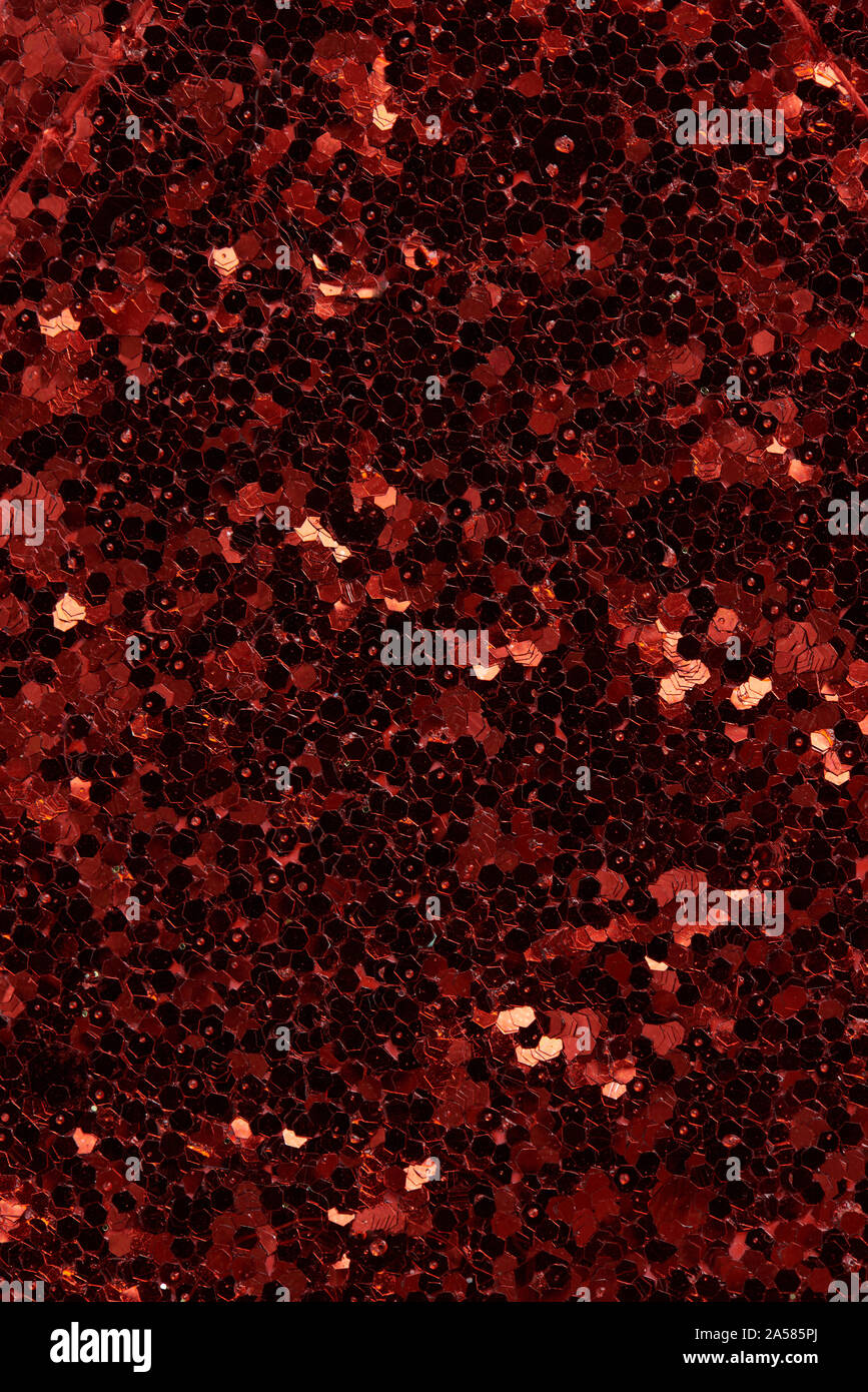 Red glitter background. Shiny sparkle christmas decoration Stock Photo ...