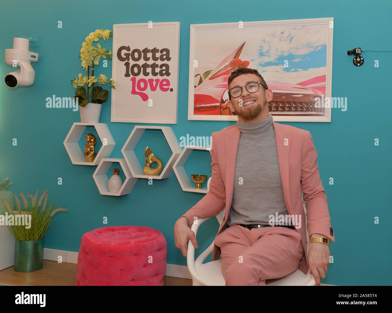 Paddy Smyth, 31, from Dublin, Ireland, in his apartment at The Circle ...