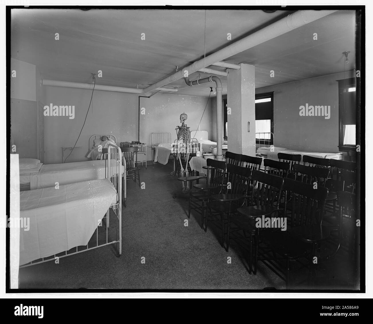 Wash. Sanitarium, [Takoma Park, Maryland], class room Stock Photo - Alamy