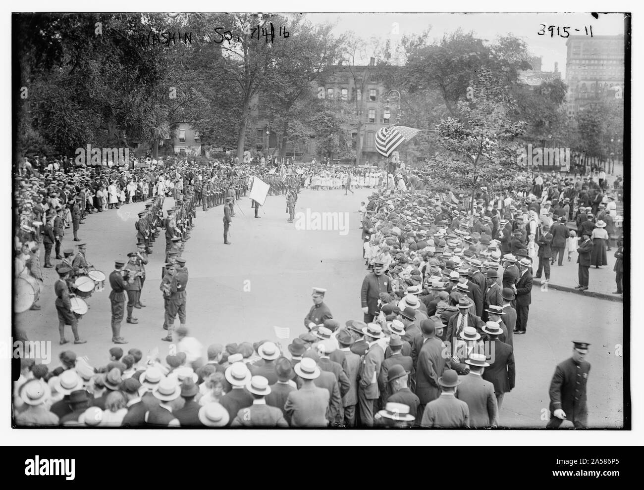 Washin' [i.e. Washington] Sq., 7/4/16 Stock Photo - Alamy