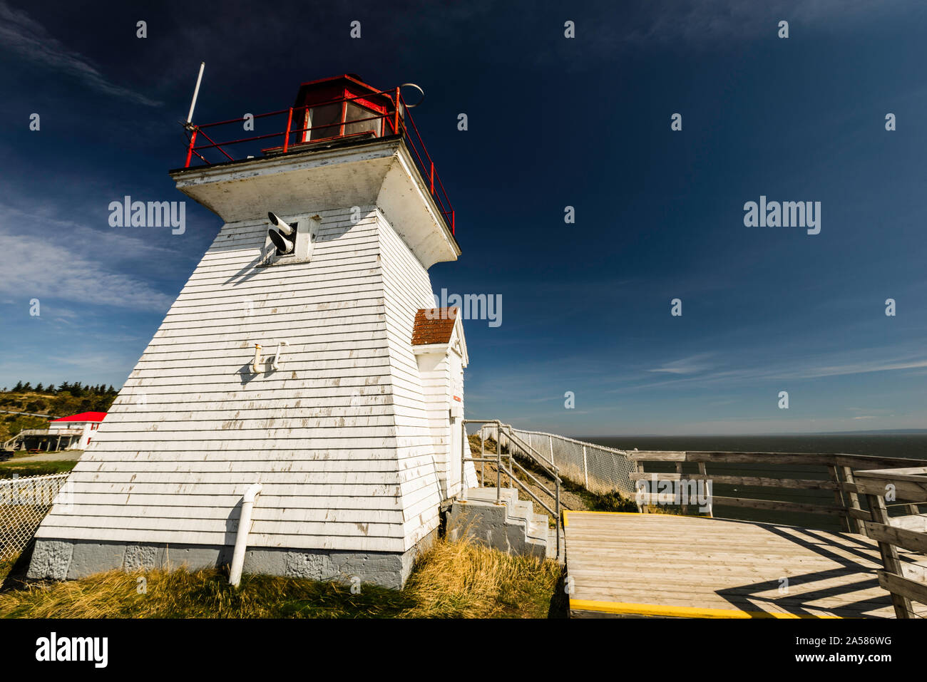 Cape Enrage Lighthouse Waterside, New Brunswick, CA Stock Photo - Alamy