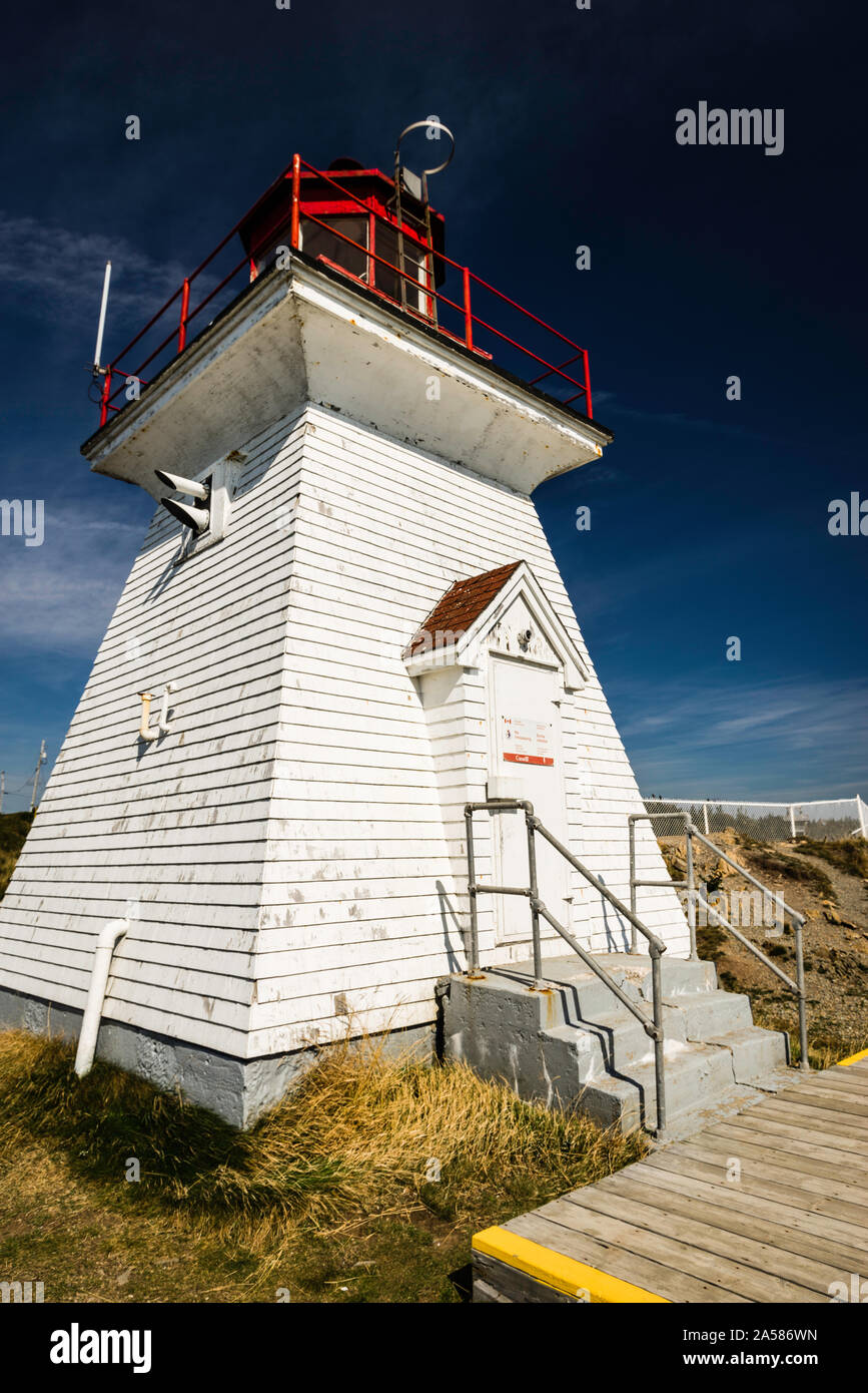 Cape Enrage Lighthouse Waterside, New Brunswick, CA Stock Photo - Alamy