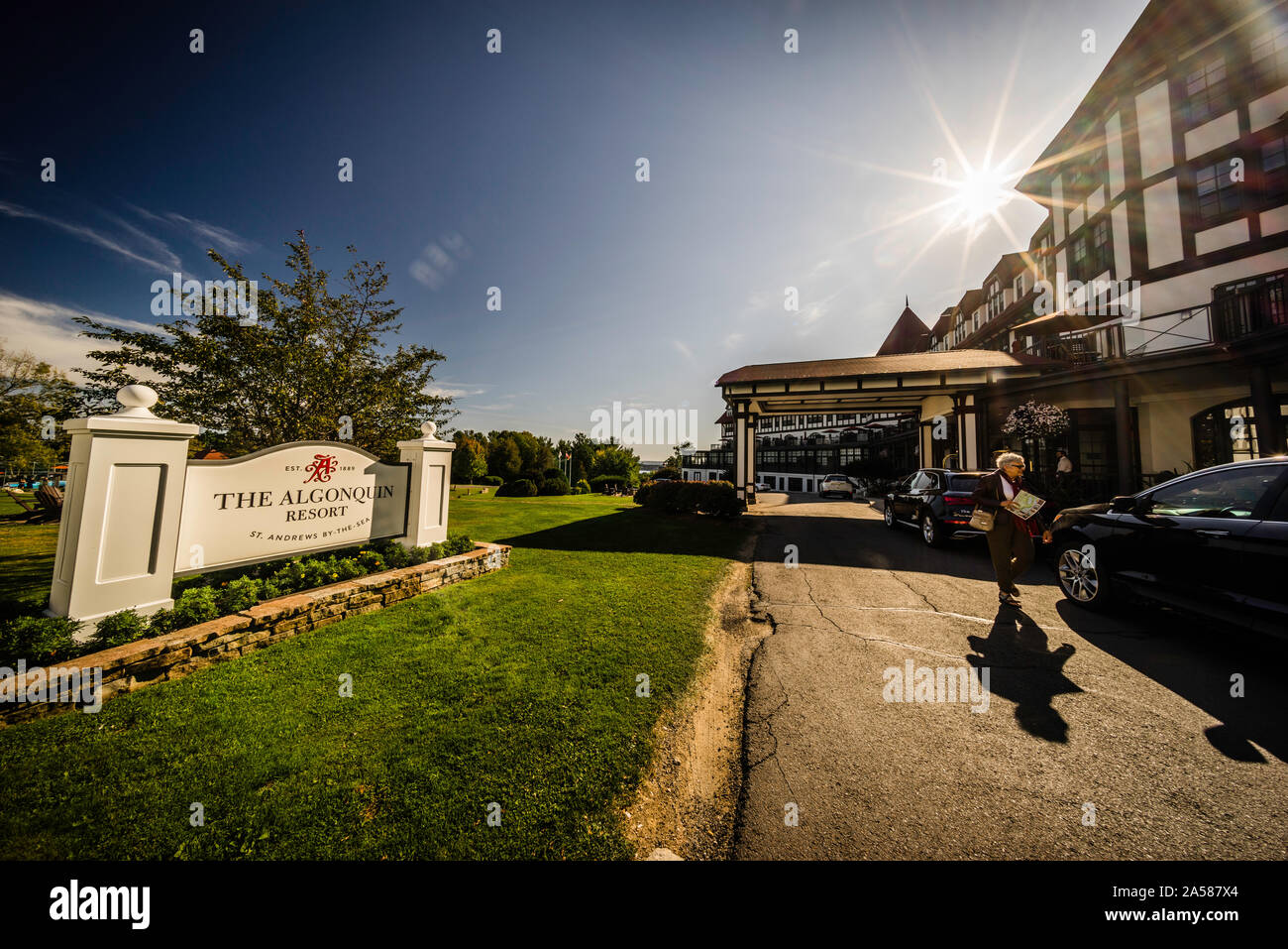 The Algonquin Resort St. Andrews, New Brunswick, CA Stock Photo - Alamy
