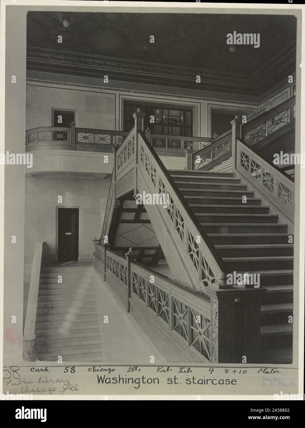 Washington St. staircase Stock Photo - Alamy