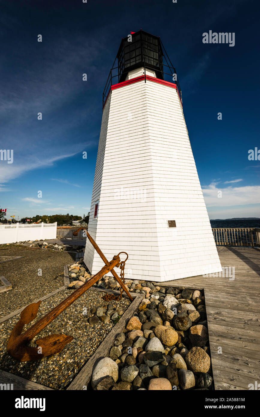 Pendlebury Lighthouse St. Andrews, New Brunswick, CA Stock Photo - Alamy