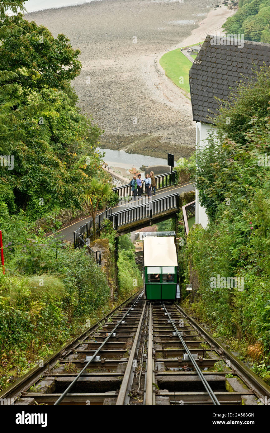 Lynton and lynmouth funicular cliff railway hi-res stock photography ...