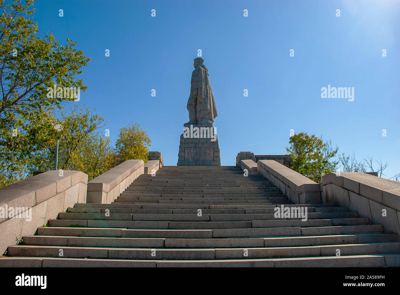 The statue of Vasil Levski in Plovdiv, Bulgaria Stock Photo - Alamy