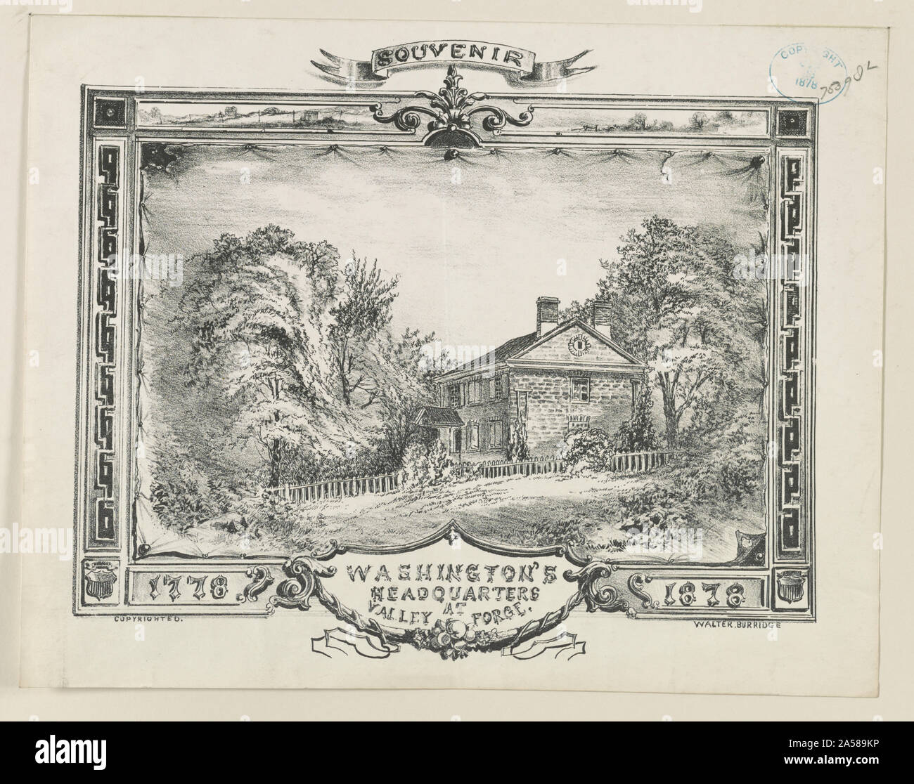 Washington's headquarters at Valley Forge Stock Photo - Alamy