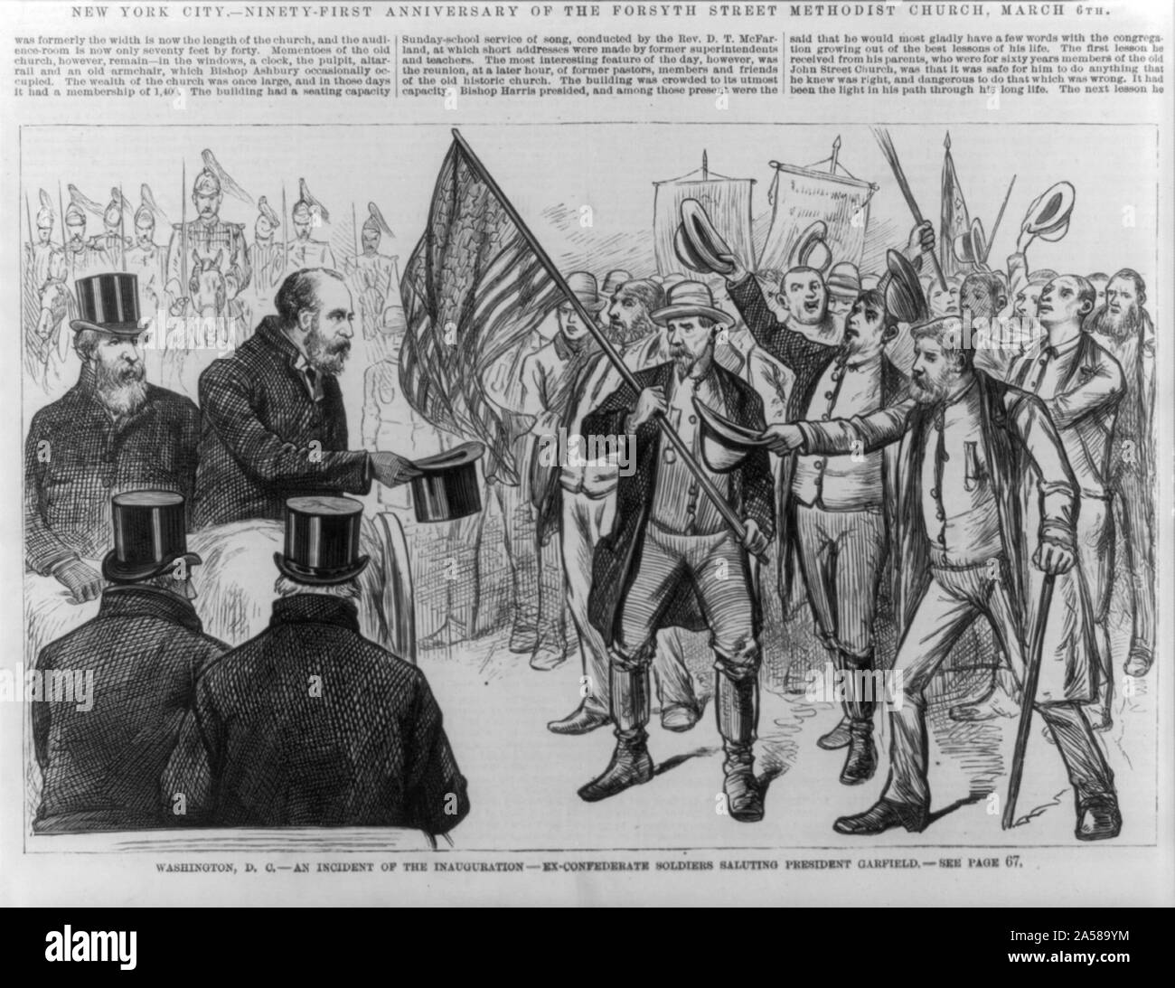 Washington, D.C. - an incident of the inauguration - ex-confederate ...