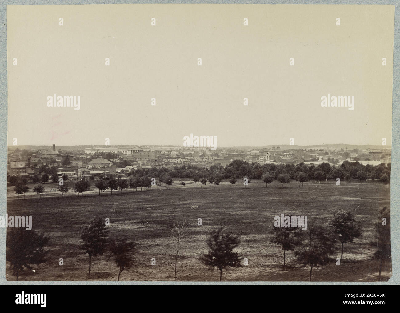 Washington, D.C Abstract: Photograph showing bird's-eye view of the ...