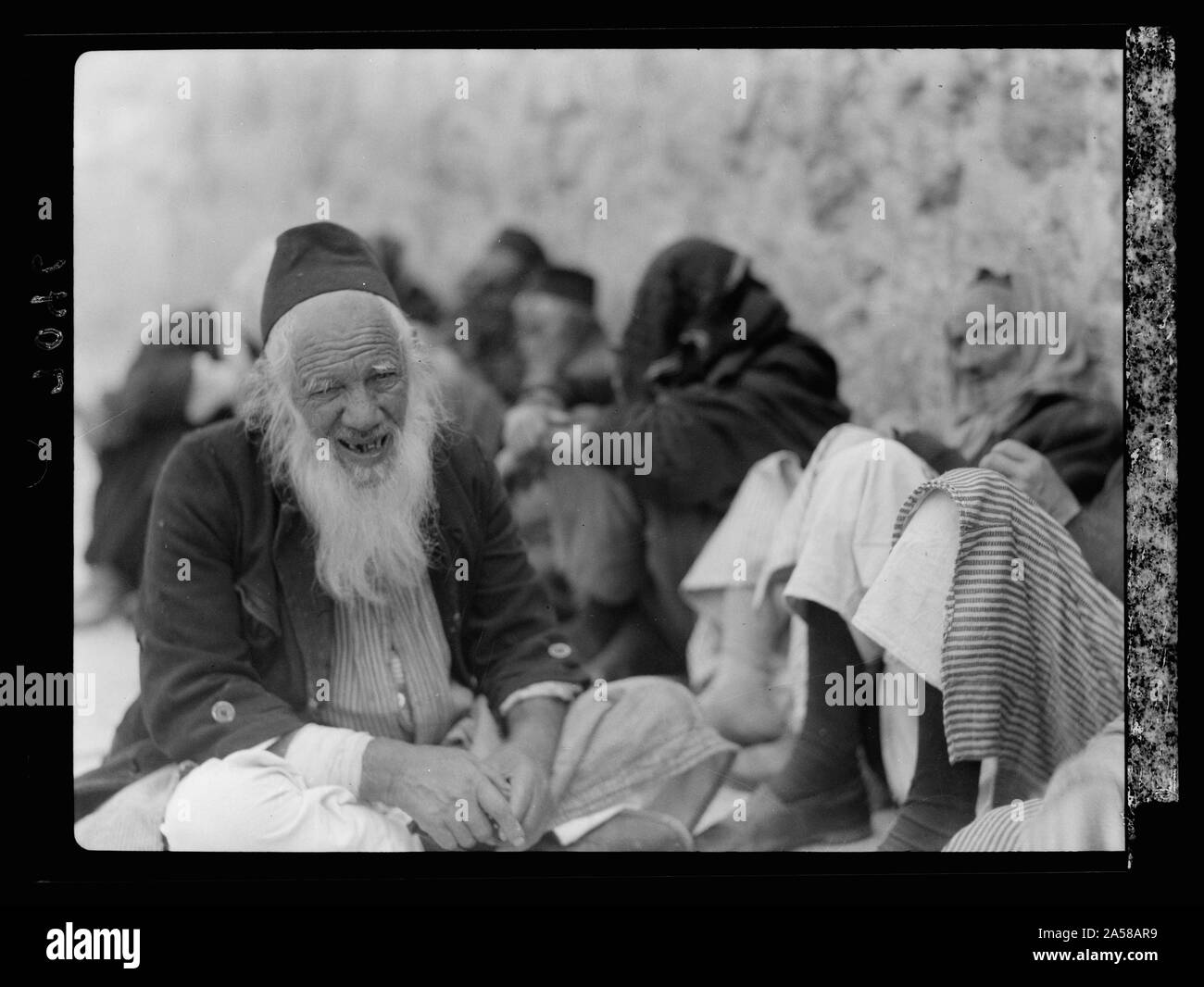 Types at Jews' Wailing Wall Stock Photo - Alamy