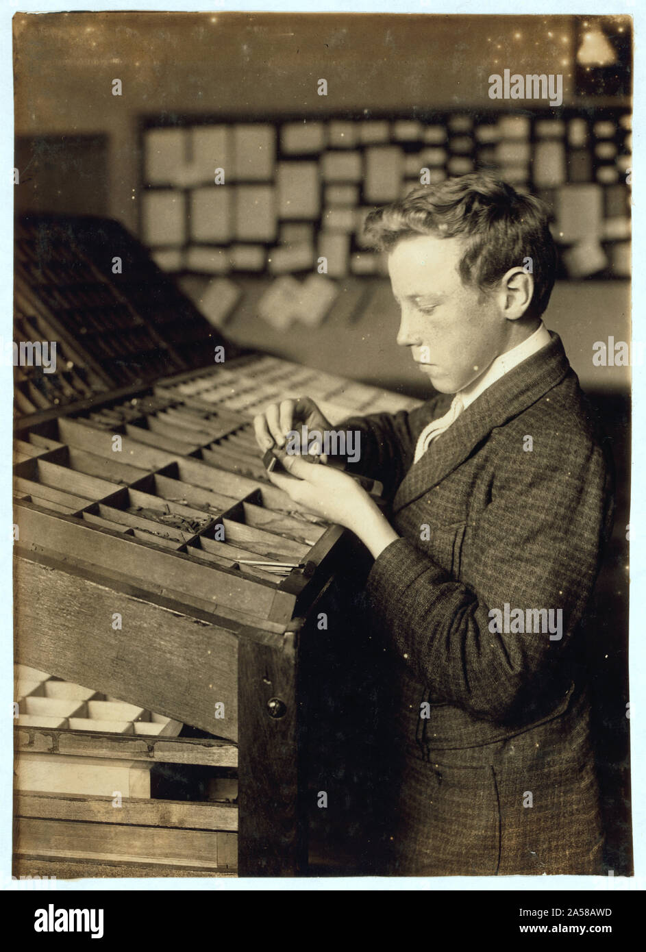 Typesetting. See 4168. Abstract: Photographs from the records of the ...