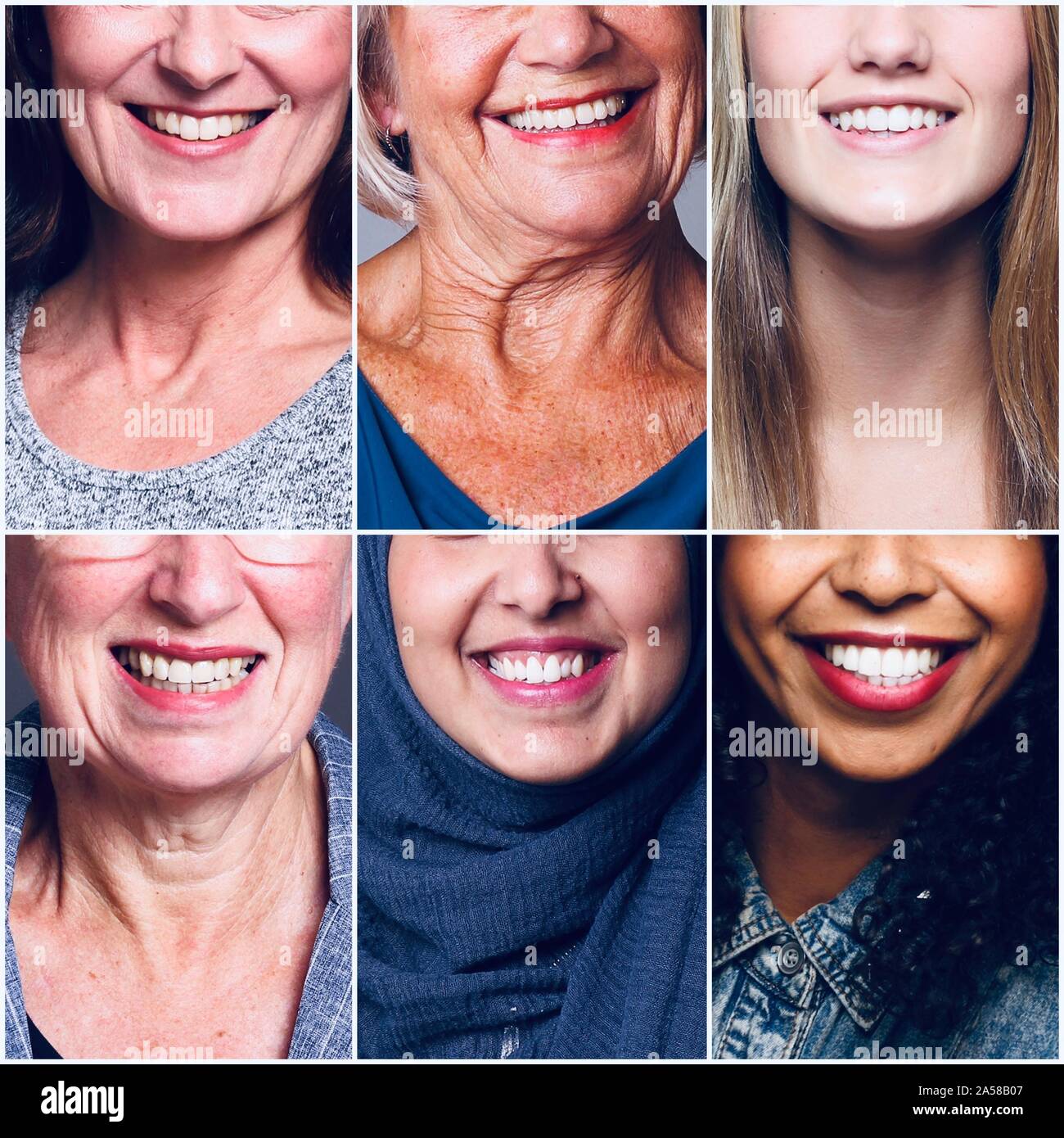 Six beautiful women man hi-res stock photography and images - Alamy