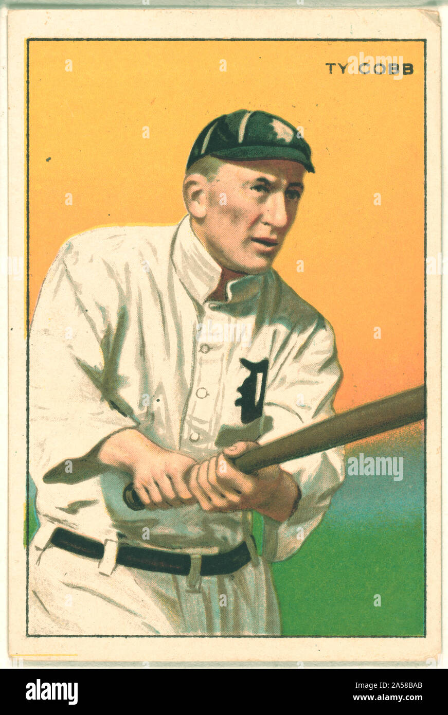 Tyrus Raymond Cobb, Detroit Tigers, baseball card portrait Stock Photo ...