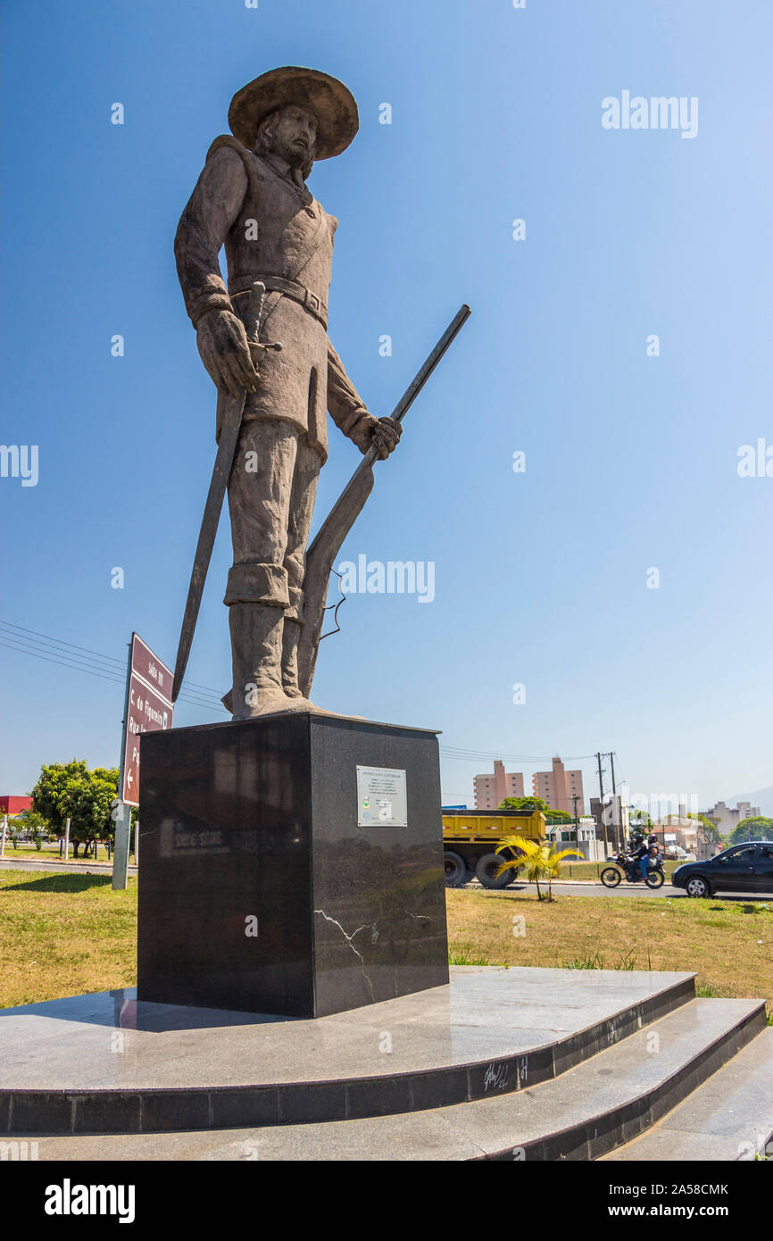Monument to Bandeirante Taubateano, Taubaté, São Paulo, Brazil Stock ...