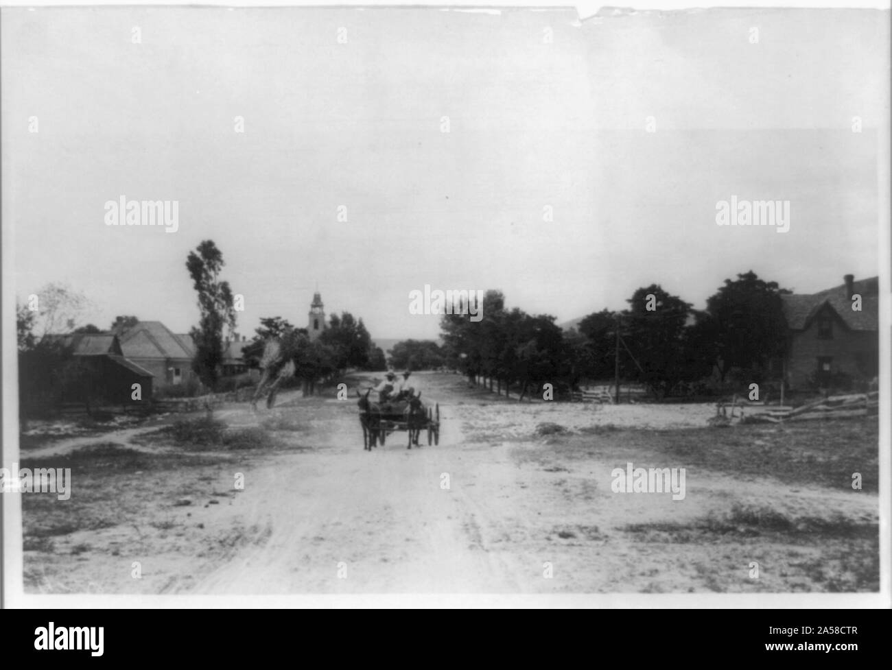 U.S. Army Punitive Expedition after Villa, 1916: Street scene in the ...