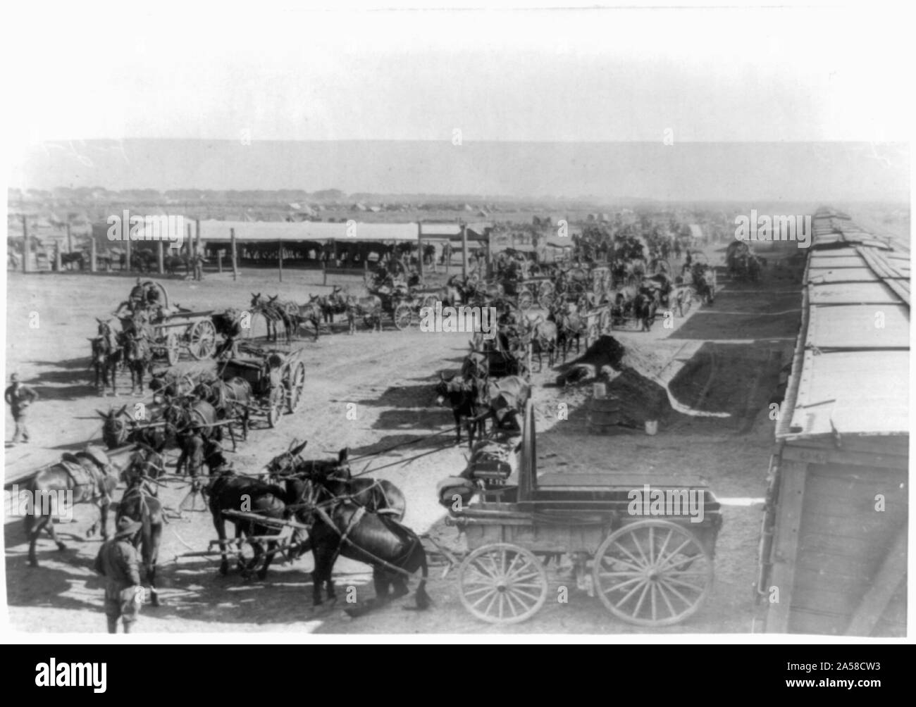 U.S. Army Punitive Expedition after Villa, Colonia Dublan, Mexico, 1916 ...
