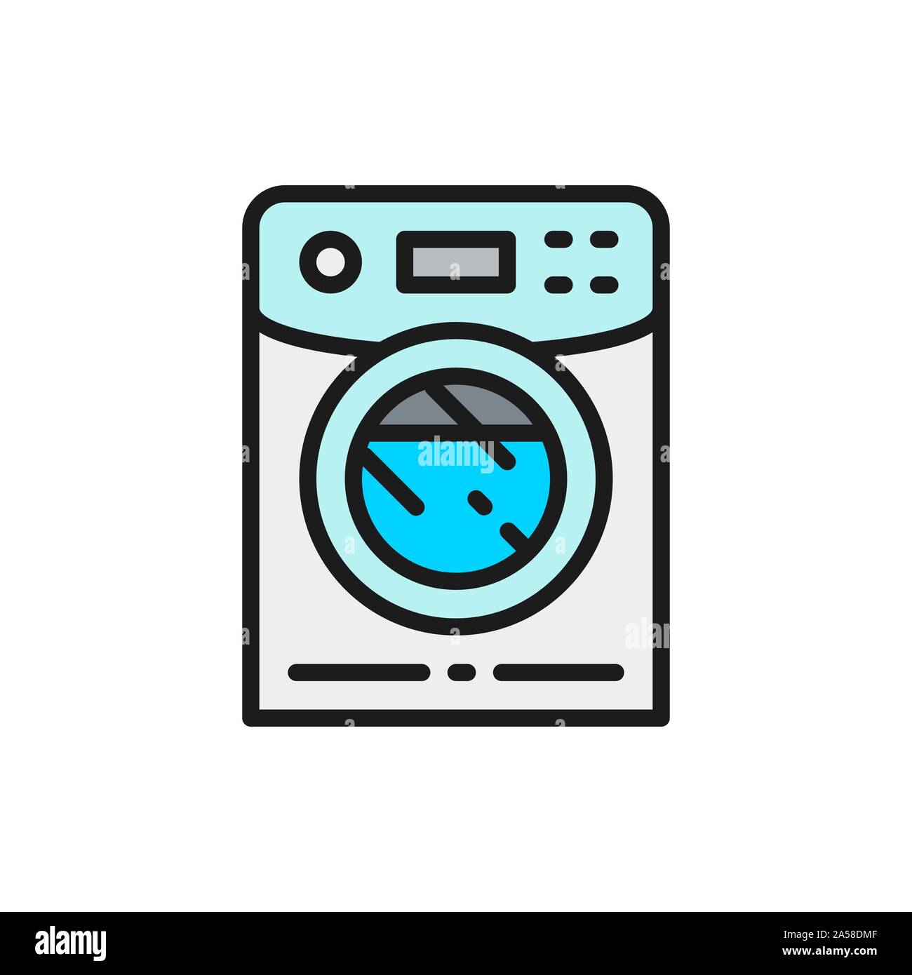 Dry electronic machine color icon Cut Out Stock Images & Pictures - Alamy